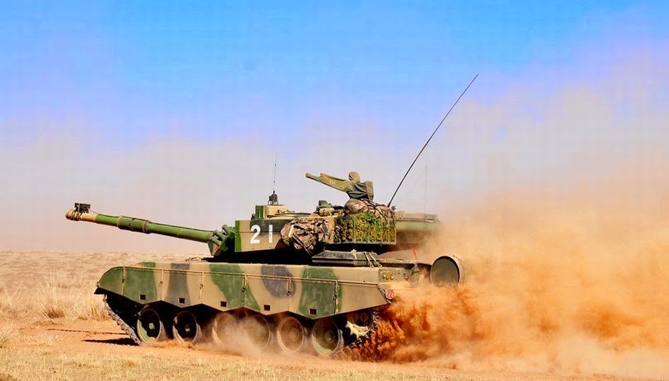 Asian Defence News: Chinese PLA 96A main battle tanks