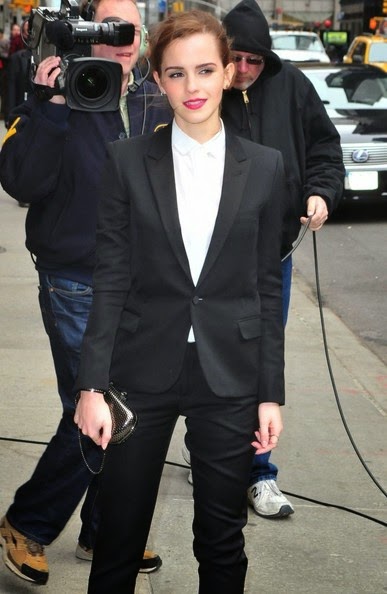 Emma Watson Classic Bun Hairstyle Picture | Trend Hairstyle