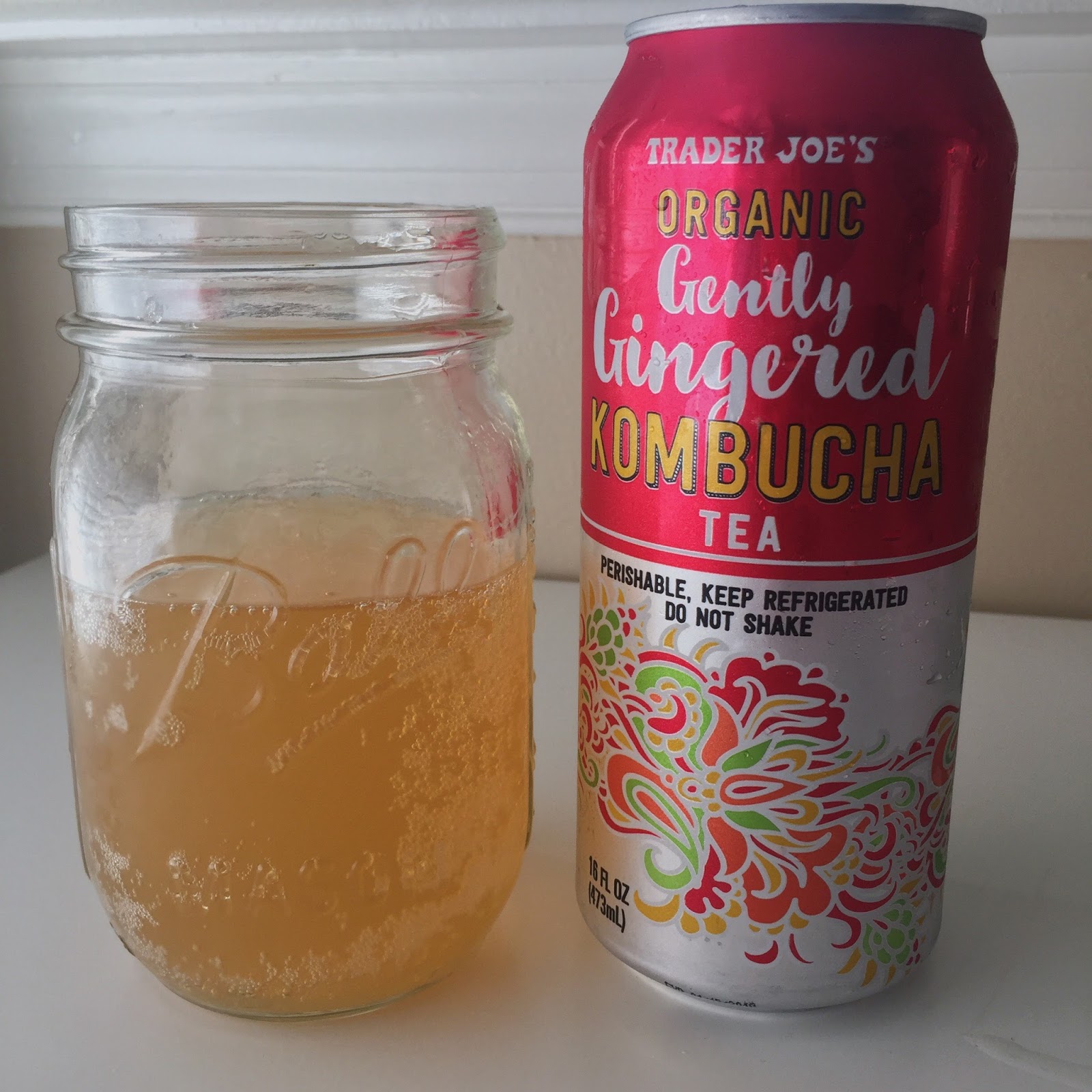 Trader Joe's Organic Gently Gingered Kombucha Tea