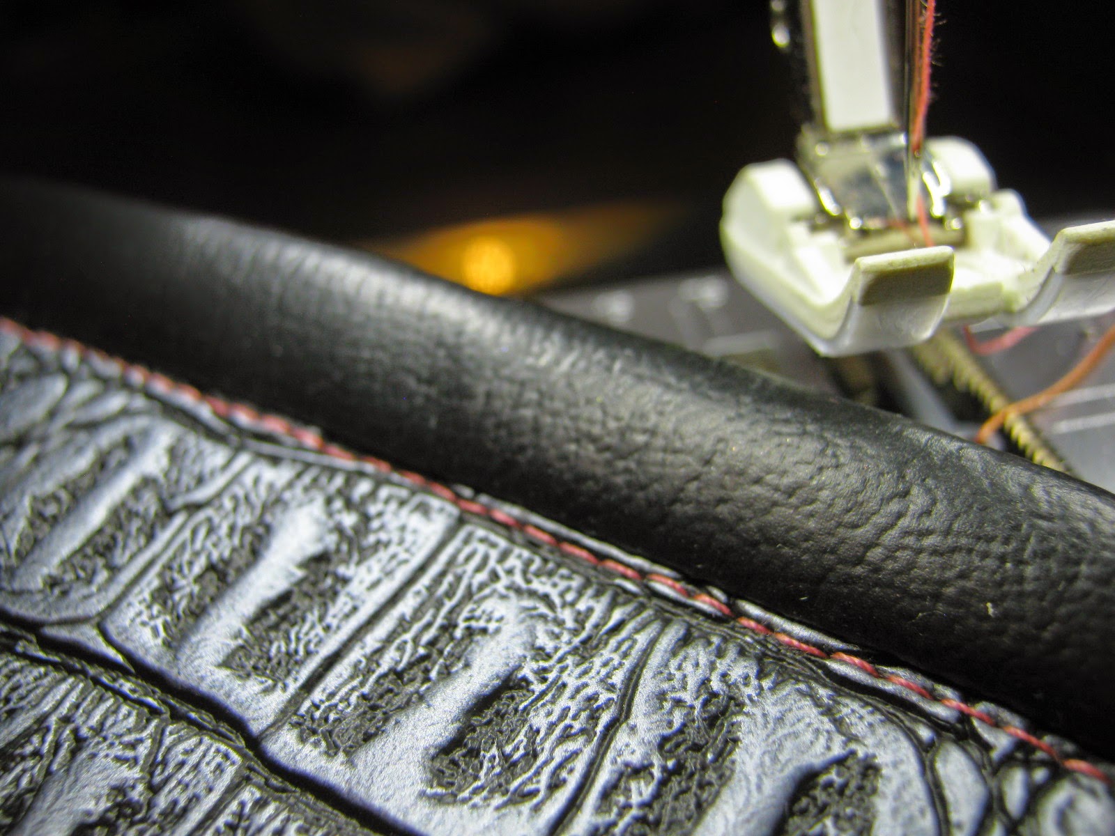 The Gospel of Pleather...Day Two...Using Pleather to Trim the Top of a ...