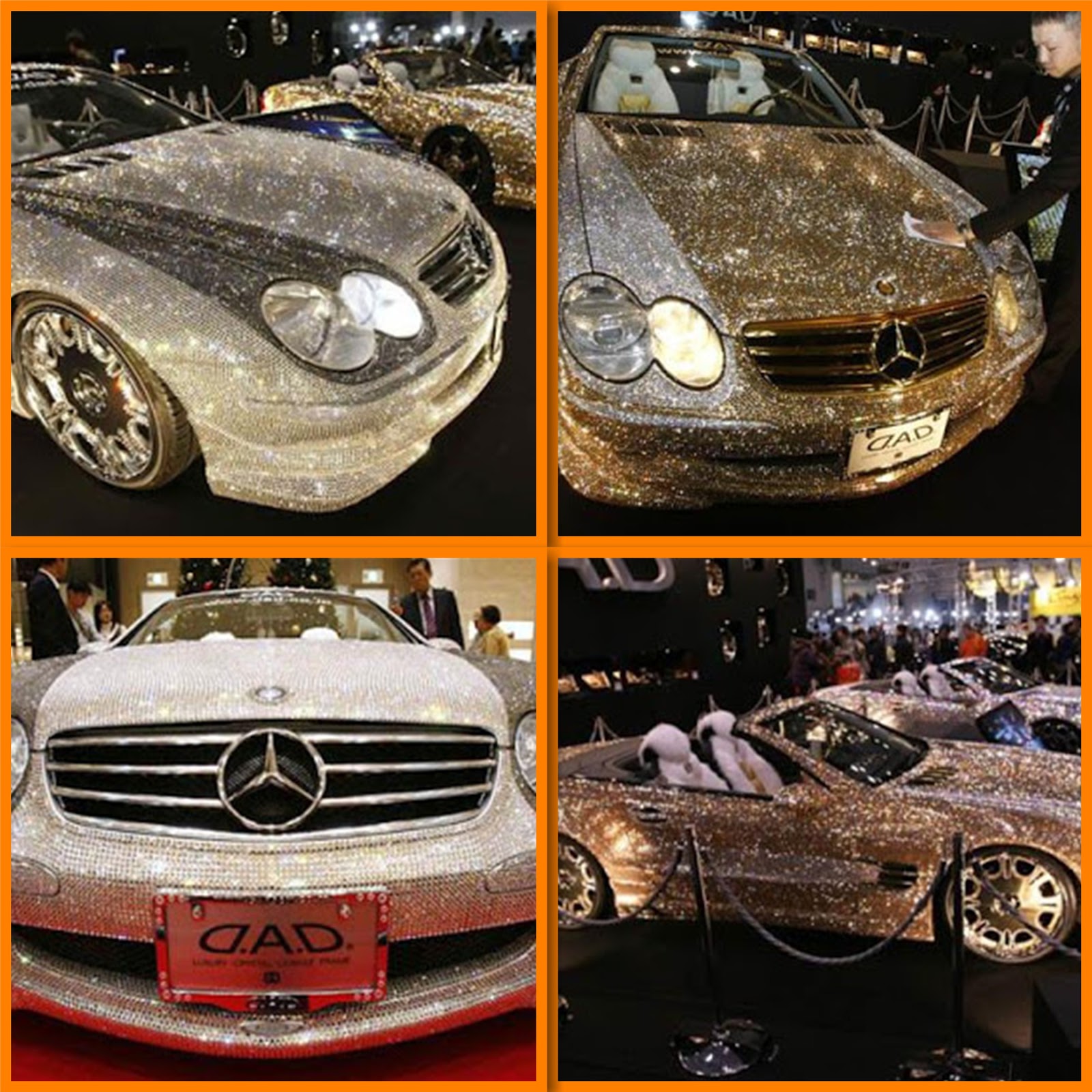 Talktokemi (TtK) : Diamond Encrusted Mercedes Benz