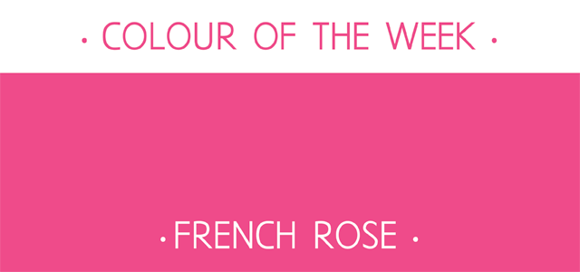 Rosie Simons Graphic and Surface Design: Colour of the Week: French Rose