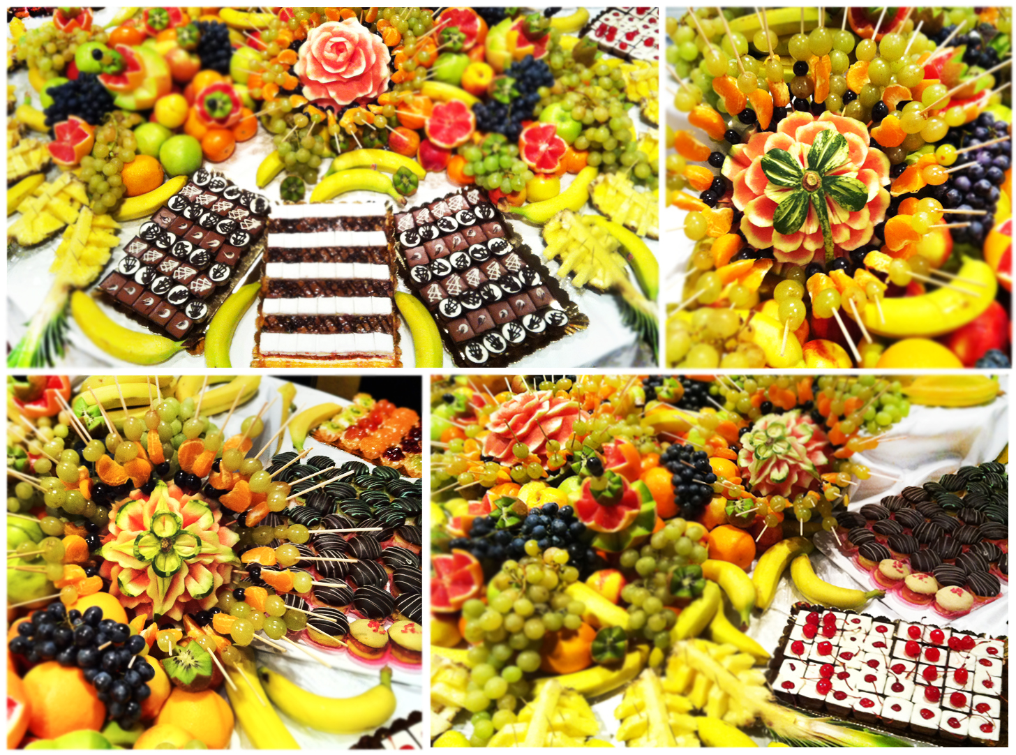 C'est la vie enrose: Sculpturi in fructe (Fruit Bar)