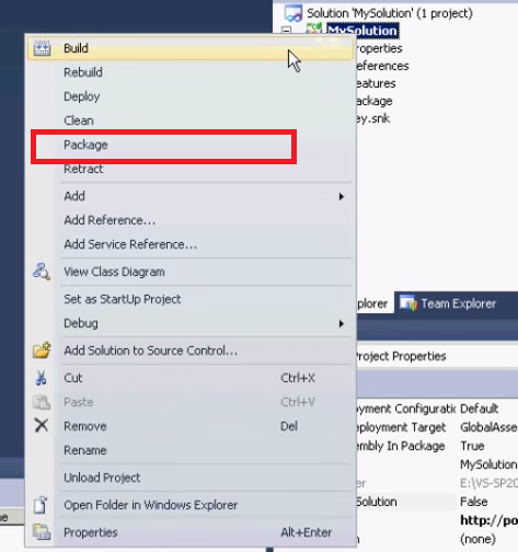 Sharepoint With Thili How To Create Sharepoint Package Wsp As Part Of The Build Process In