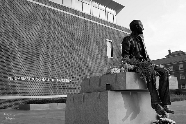 Neil Armstrong Statue At Purdue