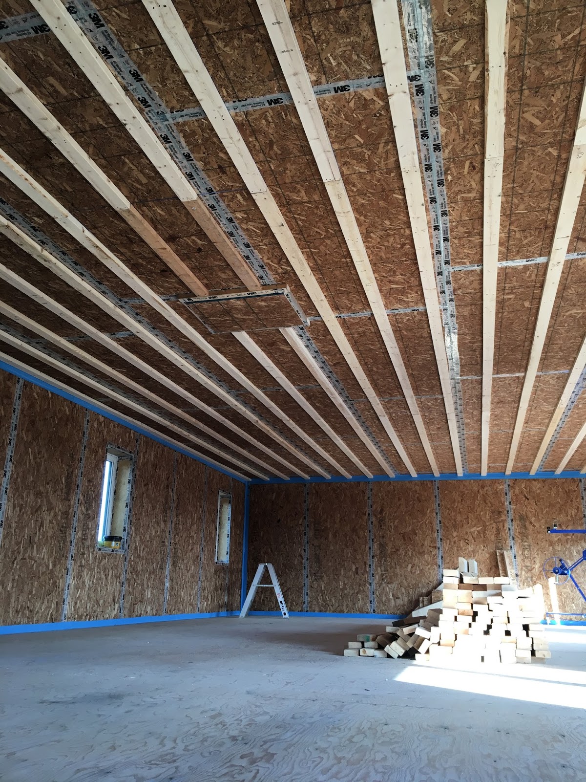 Air Barriers, Wiring Chases, and Protection for a Foam Foundation