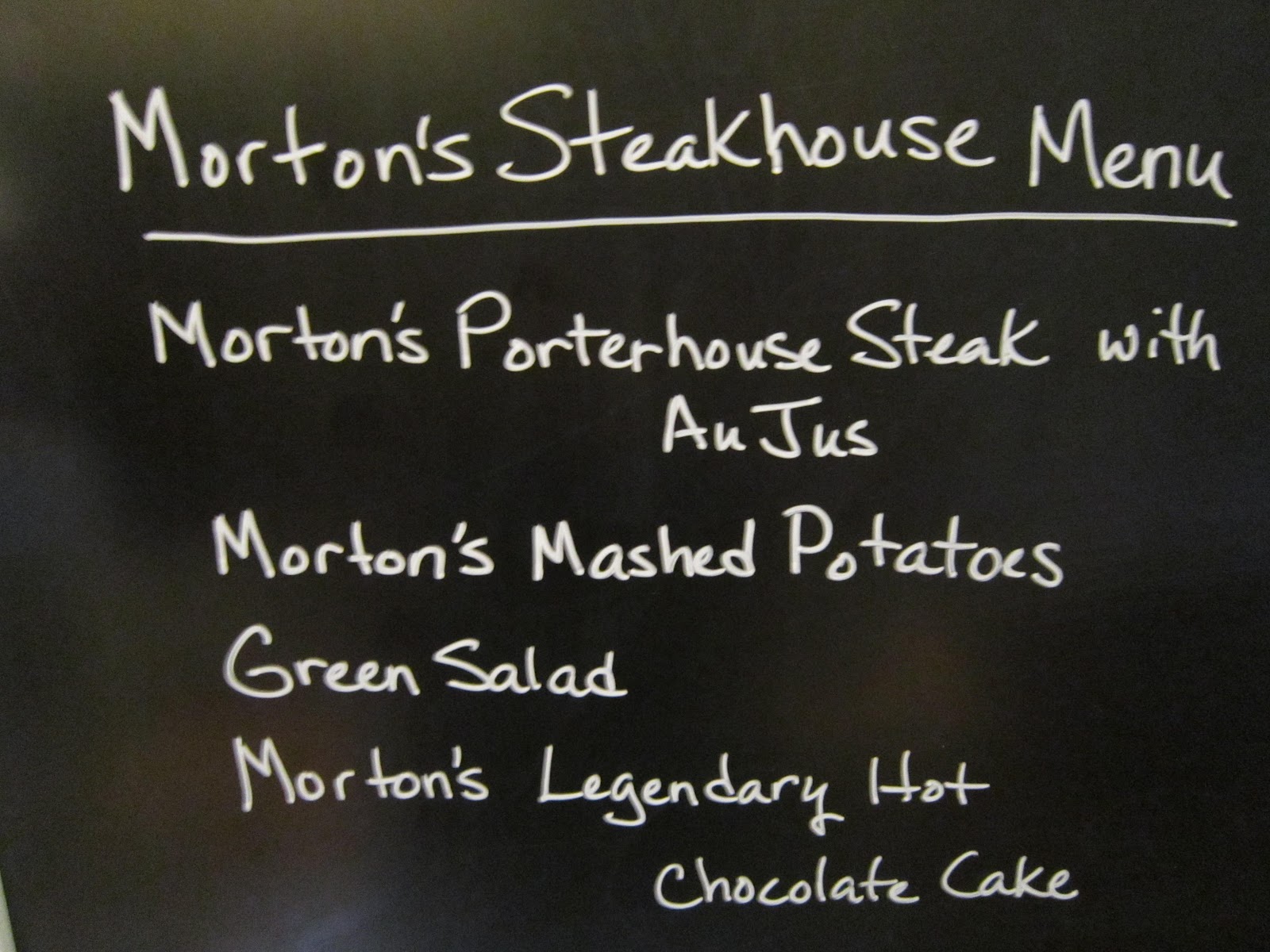 Dinner Night: Morton's - THE STEAKHOUSE!