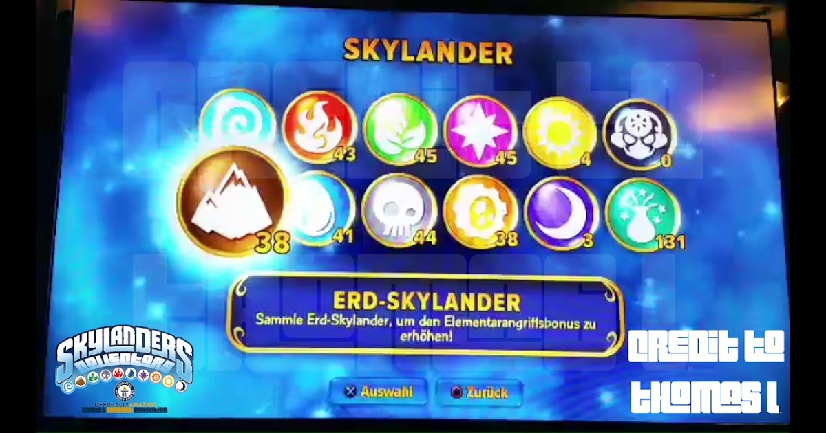 SkyLanders Collectors: SkyLanders Characters Menu Part 2