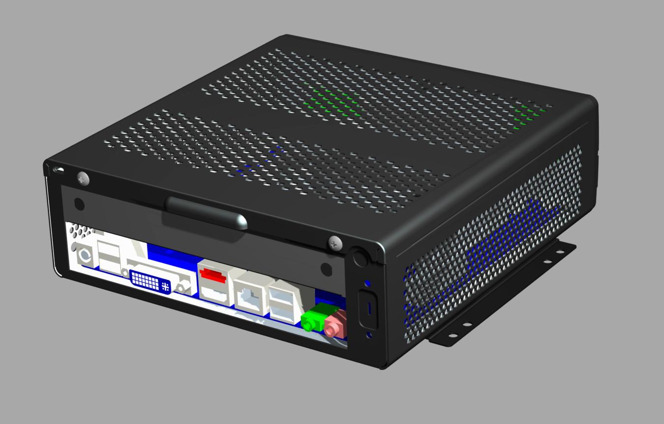 Morex Mini-ITX PC: 557 ITX Chassis (Universal/Compact Wall Mount ...