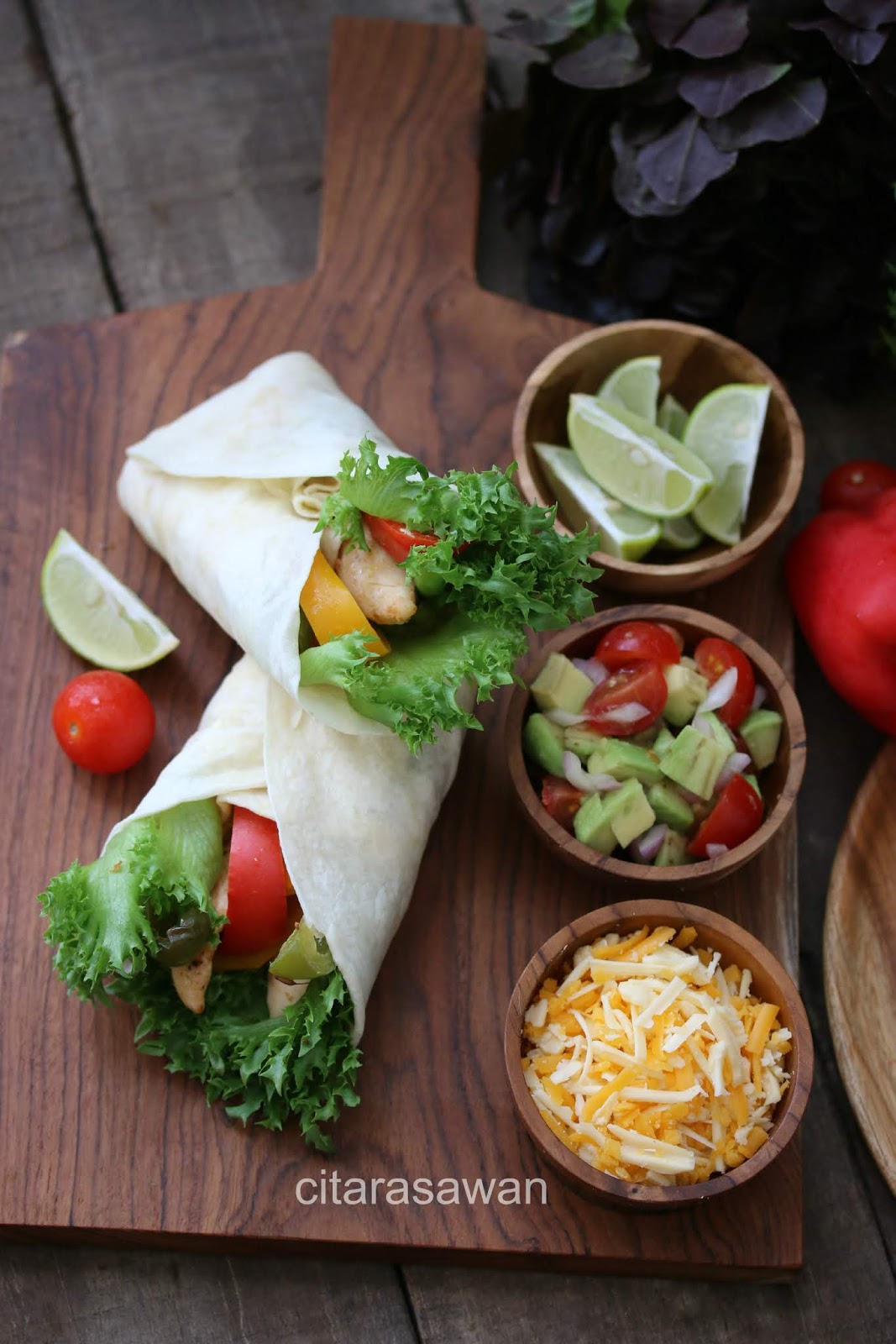 Tortillas Fajitas Ayam Mexico ~ Resepi Terbaik