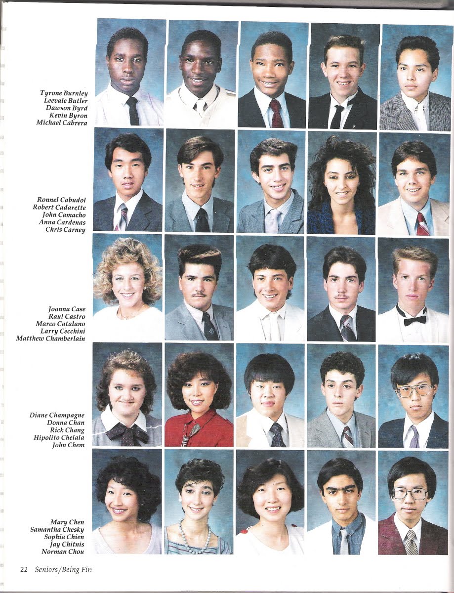 Diamond Bar High School Class of 1986: DBHS Senior Year 1985-86
