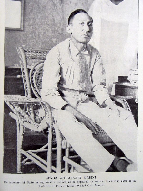 Student Journalist: Why was Apolinario Mabini just seated during the ...