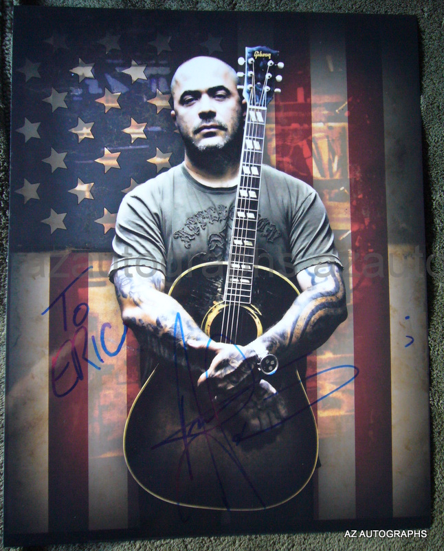 AZ AUTOGRAPHS: Aaron Lewis of Staind!