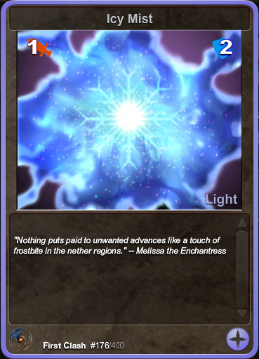 Clash Of The Dragons Cards: Icy Mist