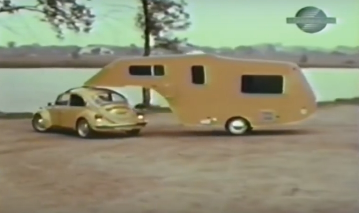 VW Bug Fifth Wheel Trailer FOUND. Forgotten Volkswagen Camper. 1 of a ...