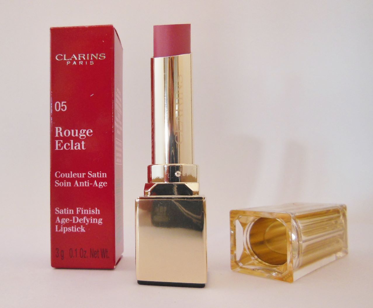 Product Review & LOTD: Clarins Rouge Eclat Satin Finish Age-Defying ...