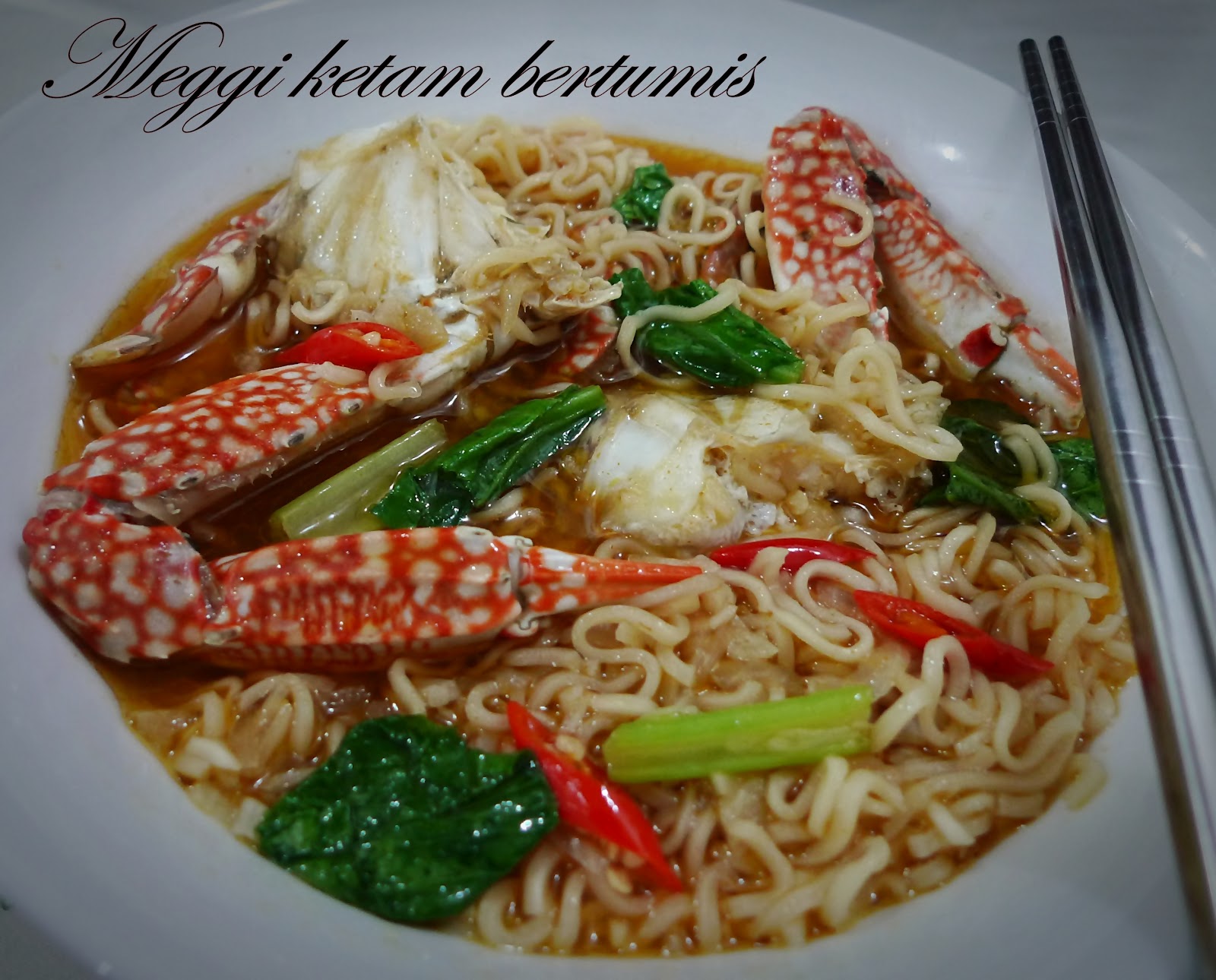 Ibu Sham: Meggi ketam bertumis