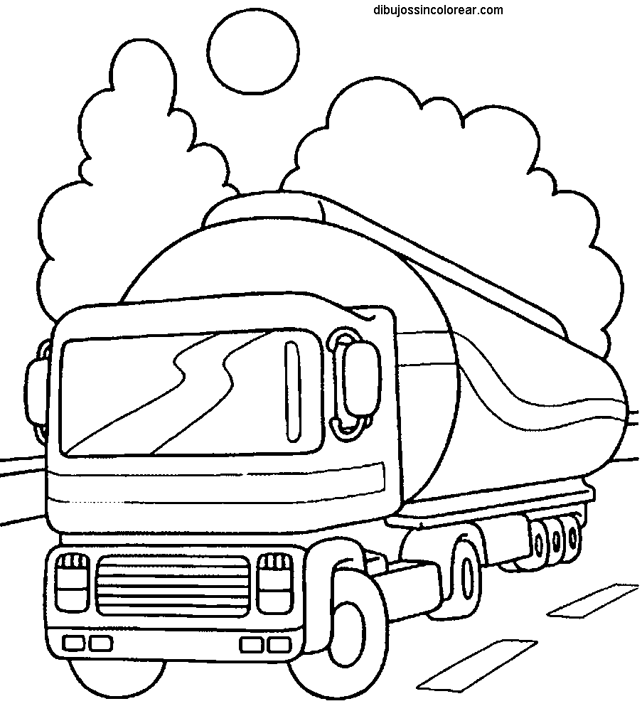 Dibujos de Camiones para Colorear