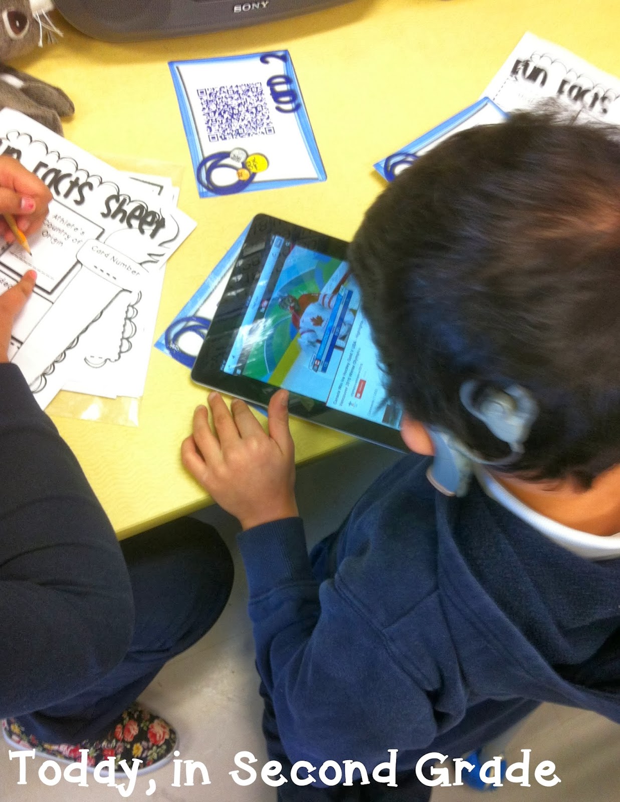Olympic QR Code Fun! - Today in Second Grade