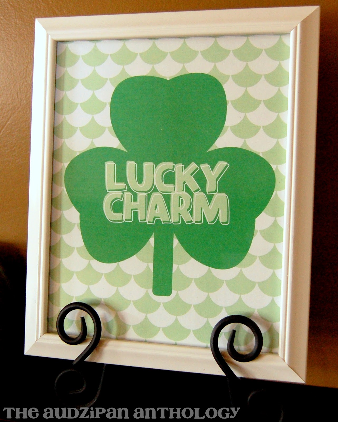 the audzipan anthology: St. Patrick's Day Lucky Charm Printable