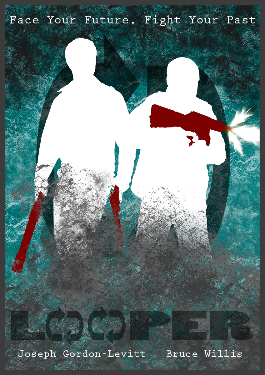 The Geeky Nerfherder: Movie Poster Art: Looper (2012)