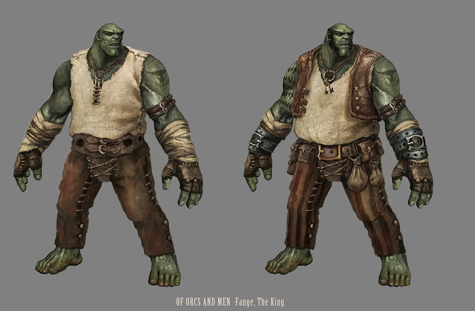DARK 'n' BADASS: Of Orcs and Men - Character Designs