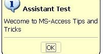 Office Assistant and MsgBox Menus ~ LEARN MS-ACCESS TIPS AND TRICKS