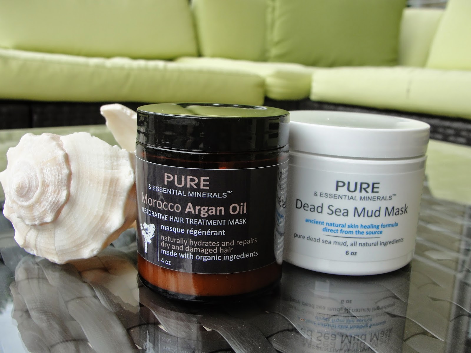 PURE & ESSENTIAL MINERALS Morocco Argan Oil Hair Mask and Dead Sea Mud ...