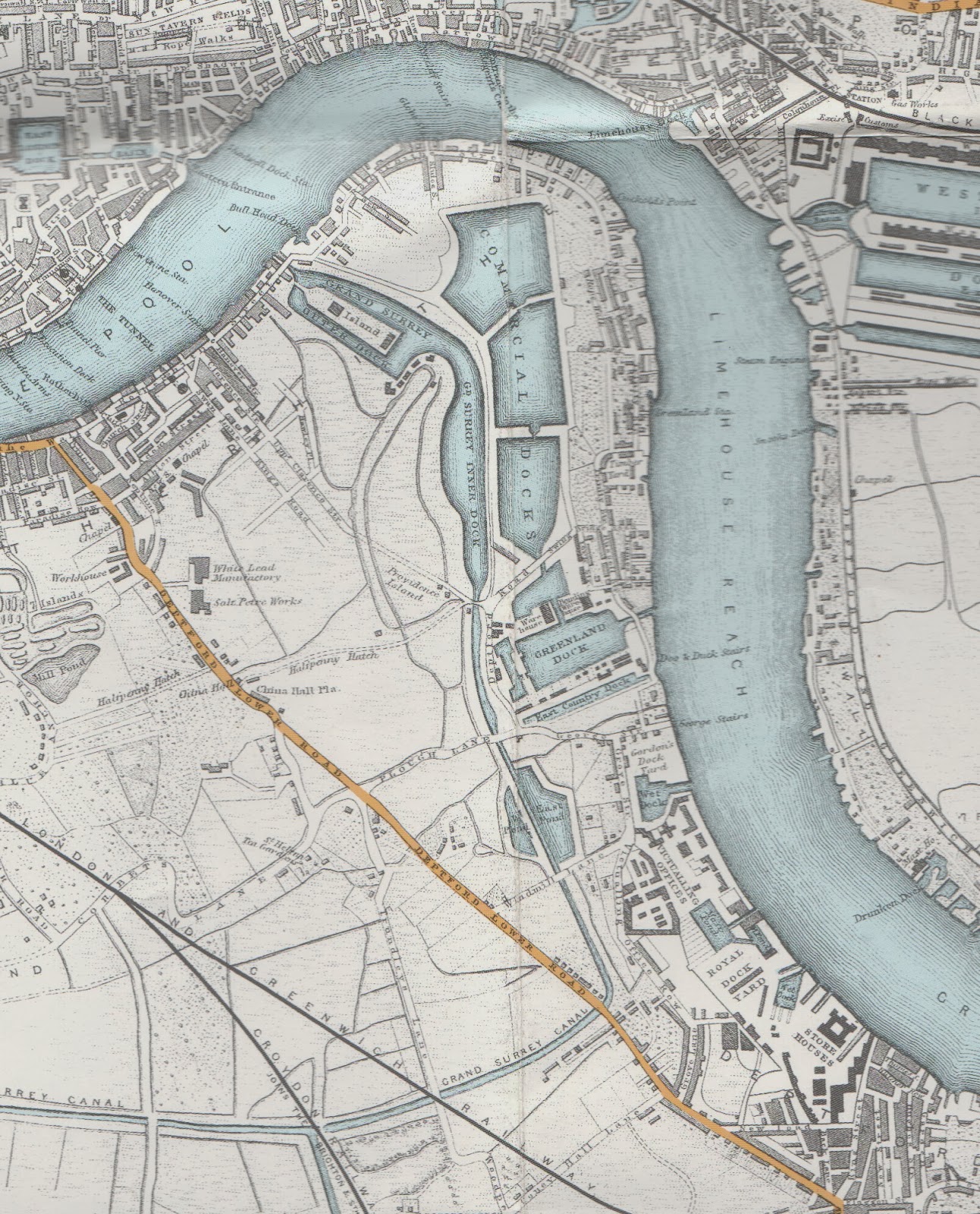 A Rotherhithe Blog: The development of Albion Dock and the timber ponds ...