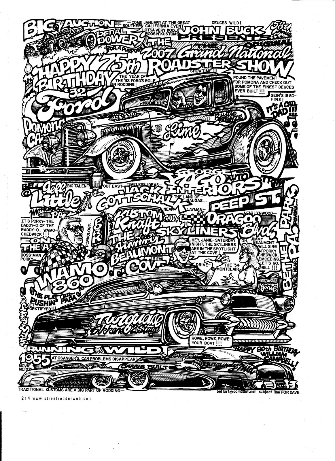 The art of Dave Bell. Auto cartoonist extraordinaire : july 2016