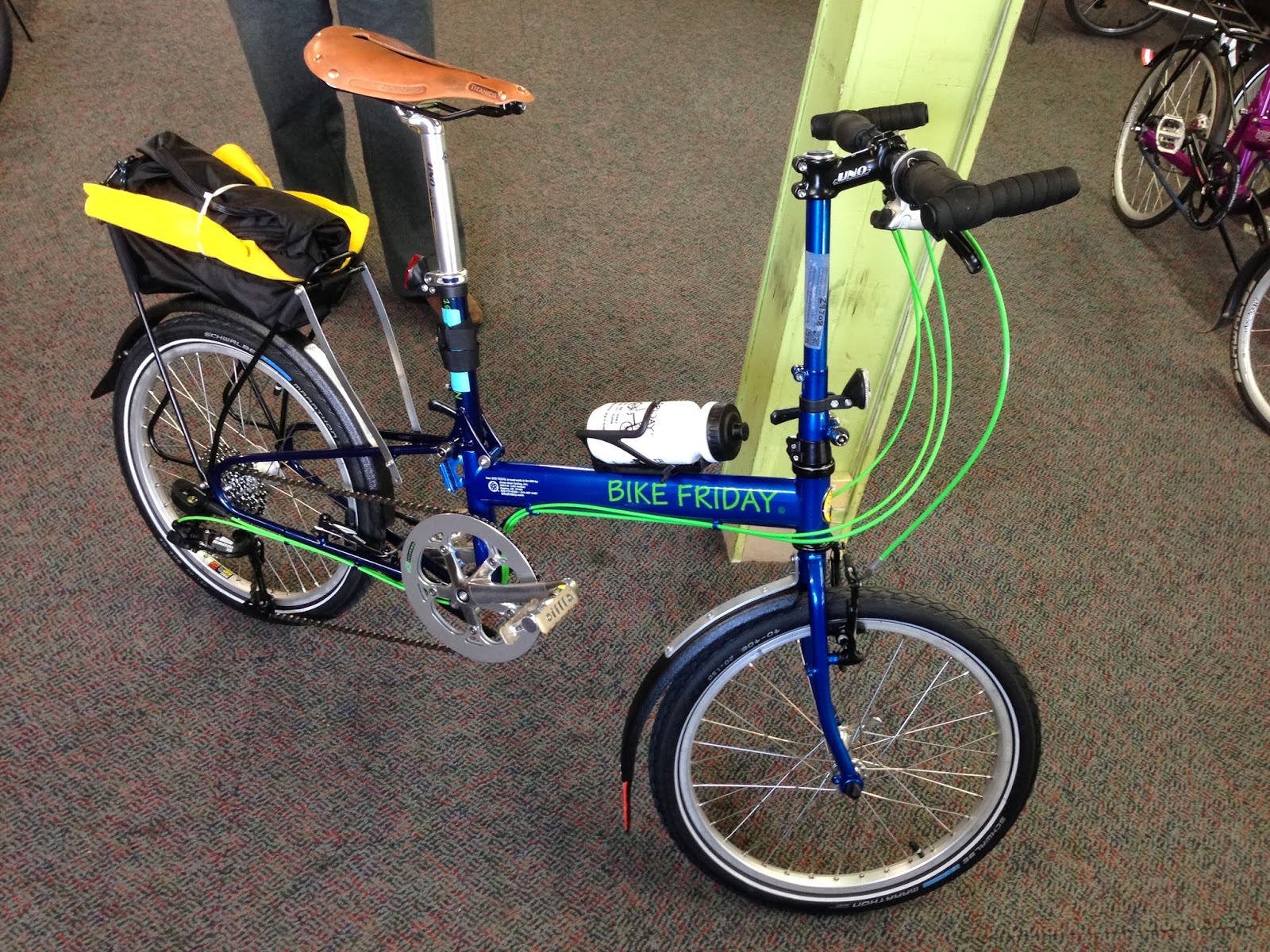 Cameron Graphix: Bike Friday Blue color options