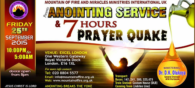 Mountain Of Fire and Miracles Ministries UK Presents : Anointing ...