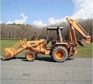 Workshop Service Manual: CASE TRACTOR 580E 580 E SUPER LOADER BACKHOE ...