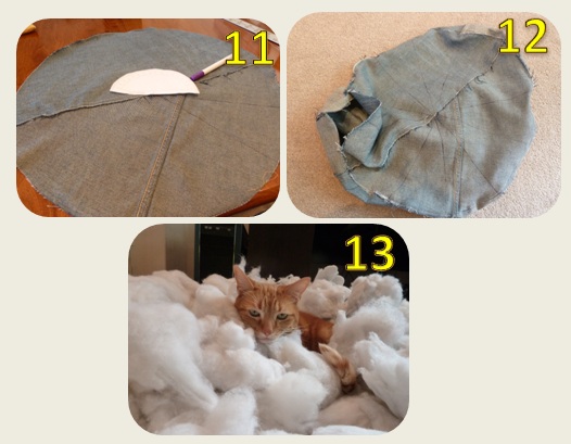 Calli's Crossing: Denim Pouf Tutorial