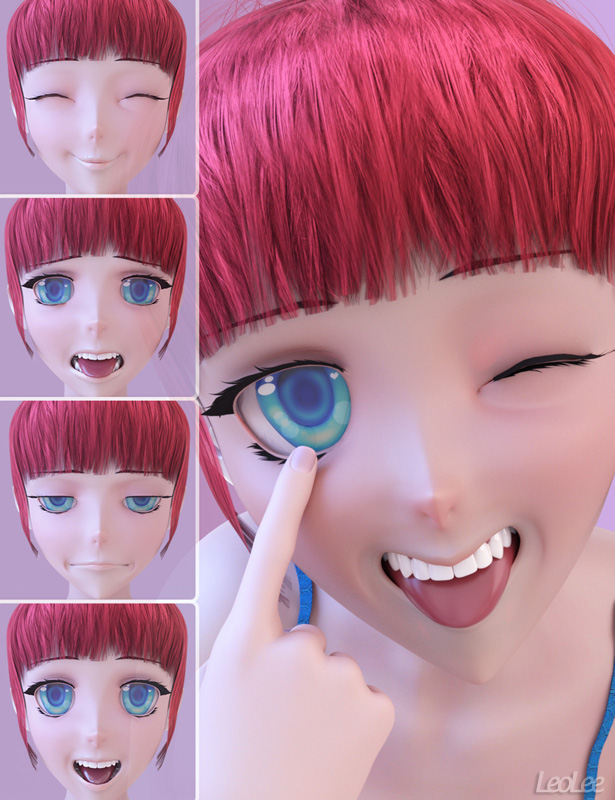 Leo Lee: Anime Expressions for Sakura 8