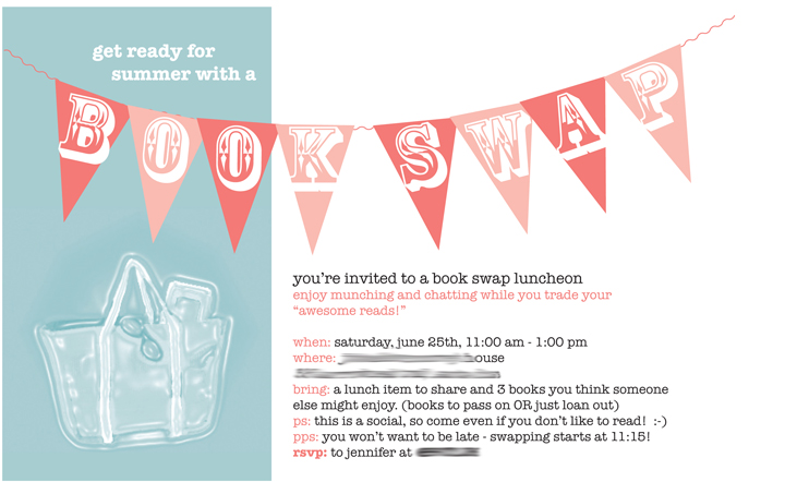 Inspiring Ideas with artist Jeanne Winters: Tips on Hosting a Book Swap