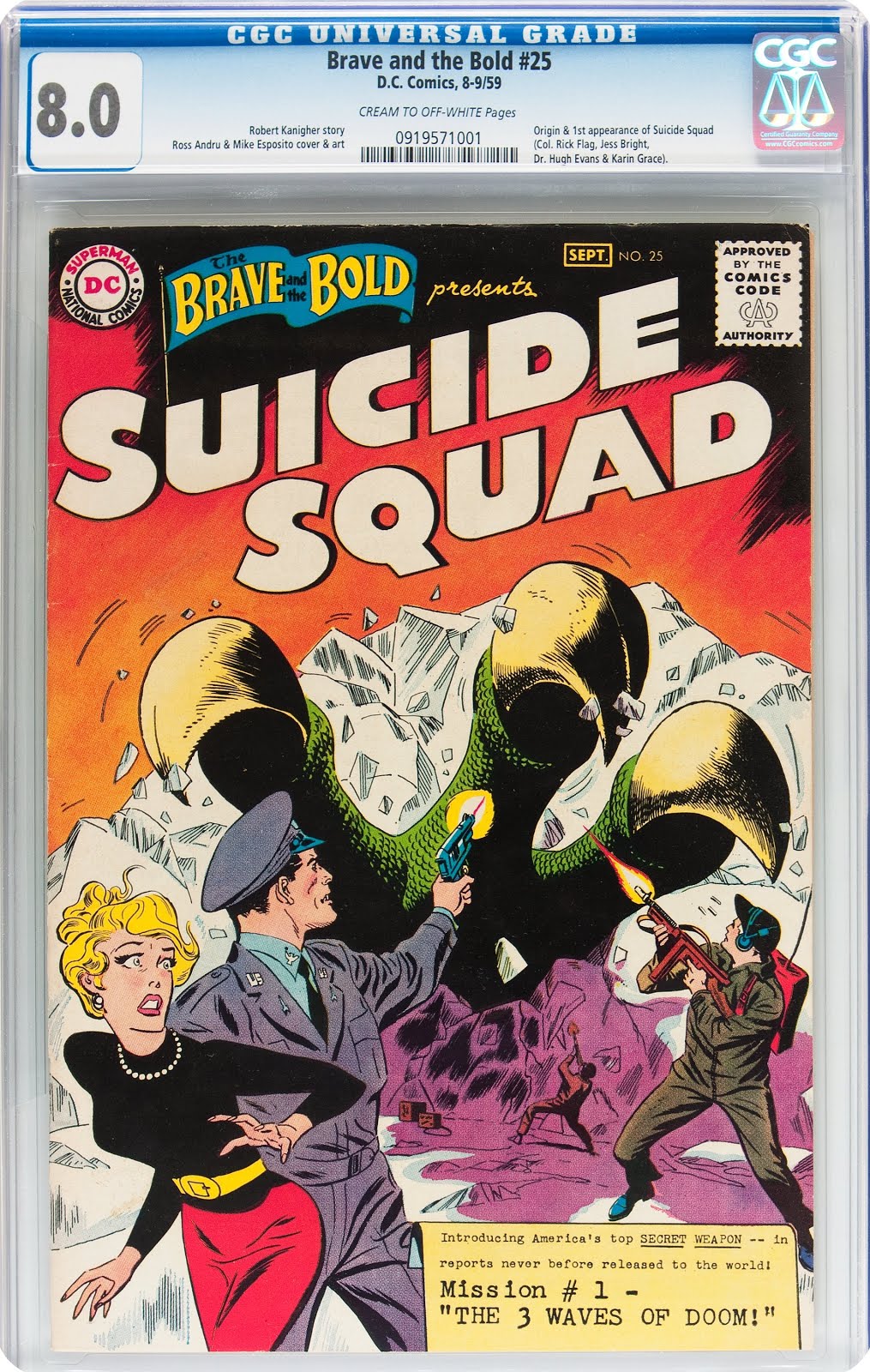 Graded Key Comics: Brave and the Bold #25