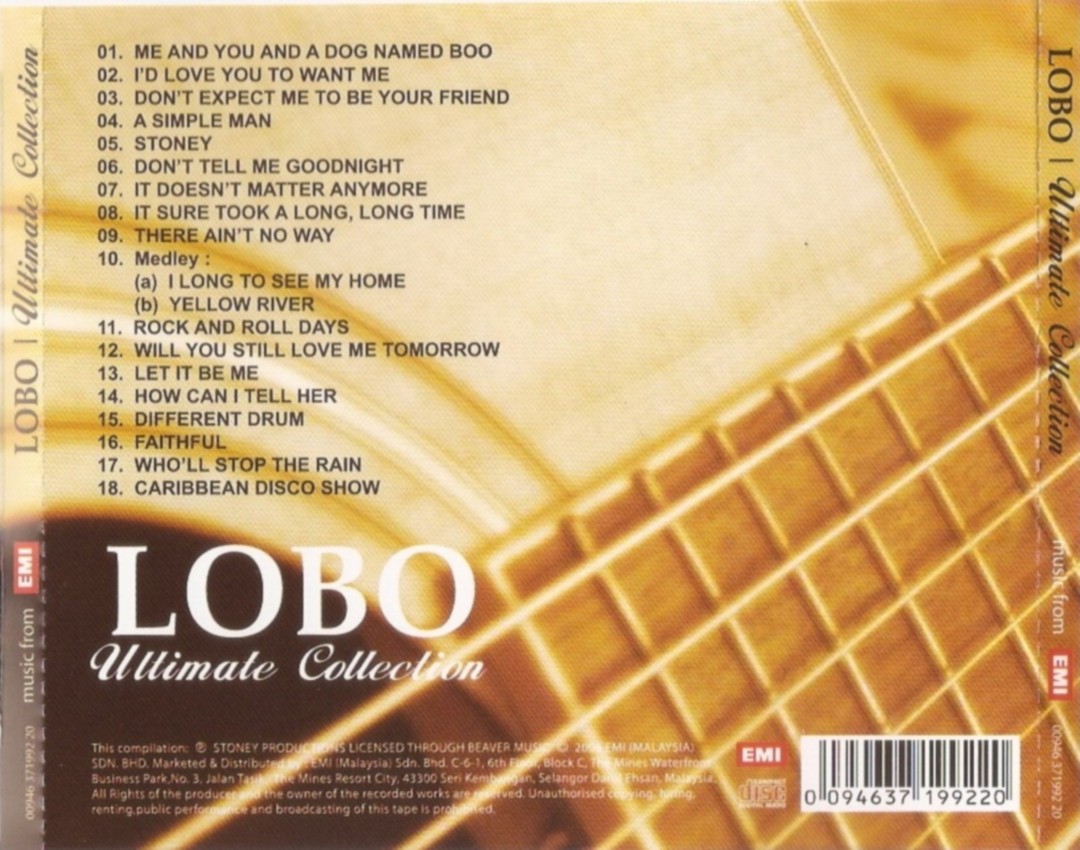 CARATULAS DE CDS - (Mi Colección): Lobo - Ultimate Collection