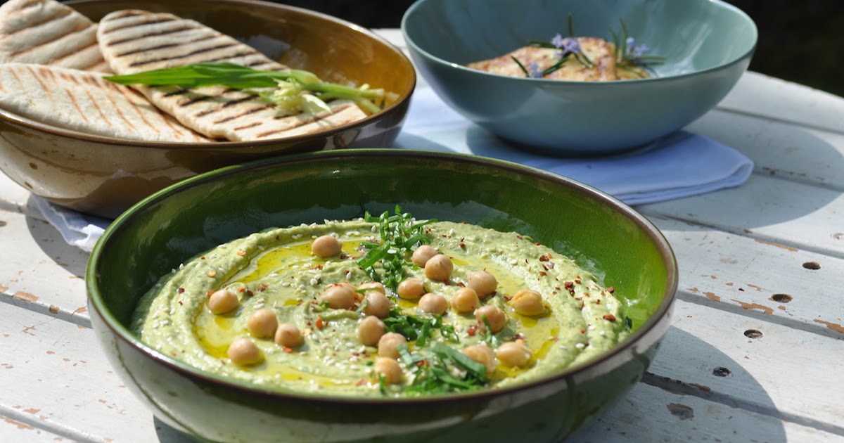The Kitchen Lioness: A Seasonal Delight: Wild Garlic Spring Hummus l ...