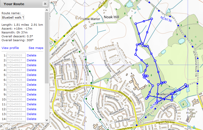 My Adventures 3: Bluebell Walk, The Manor ,Harold Hill 28.04.18