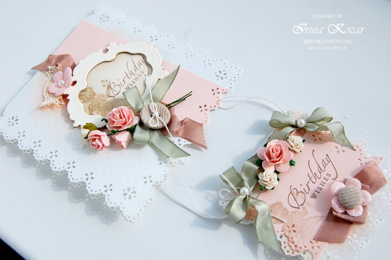 Stampin' with Irina: Double Birthday Card