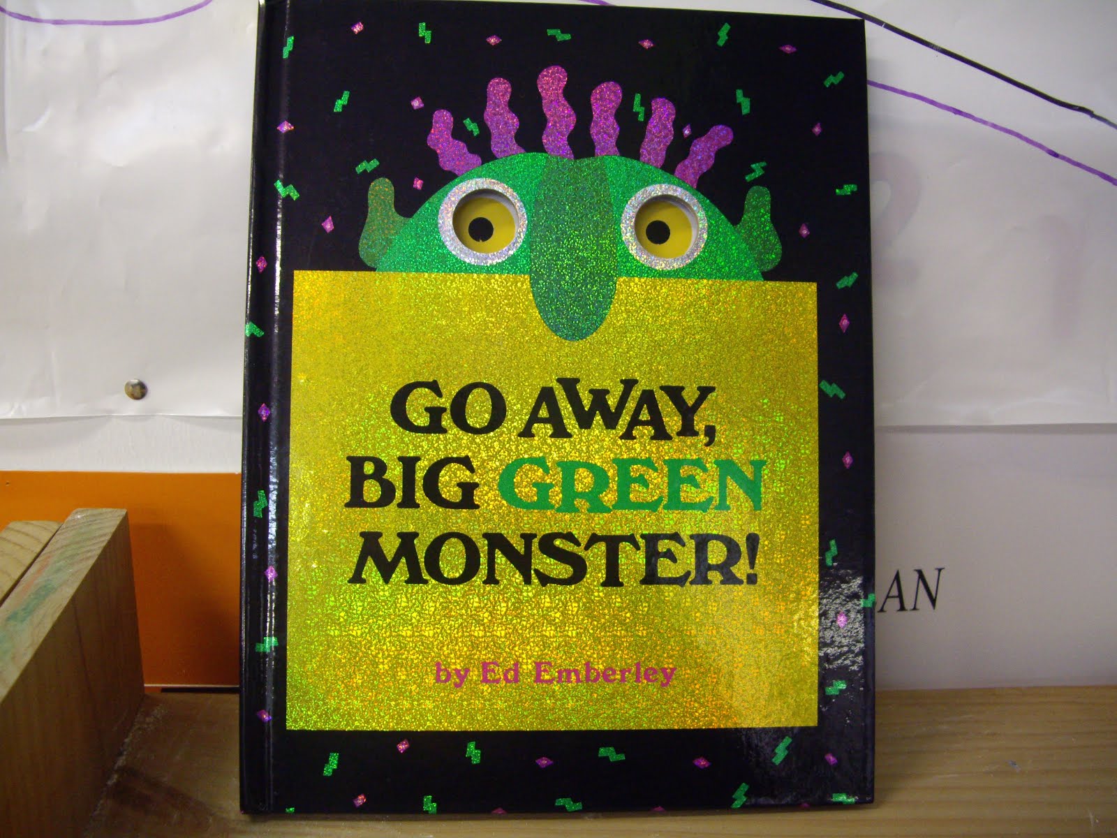 LEARNING TOGETHER: Go away big green monster book!