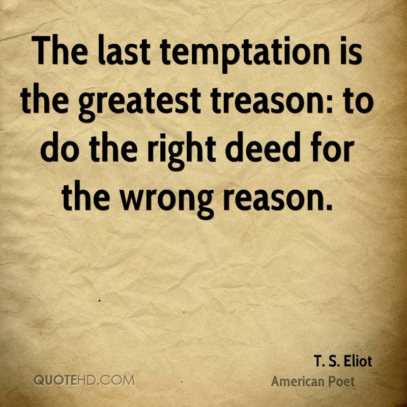 Telling Secrets: The Last Temptation