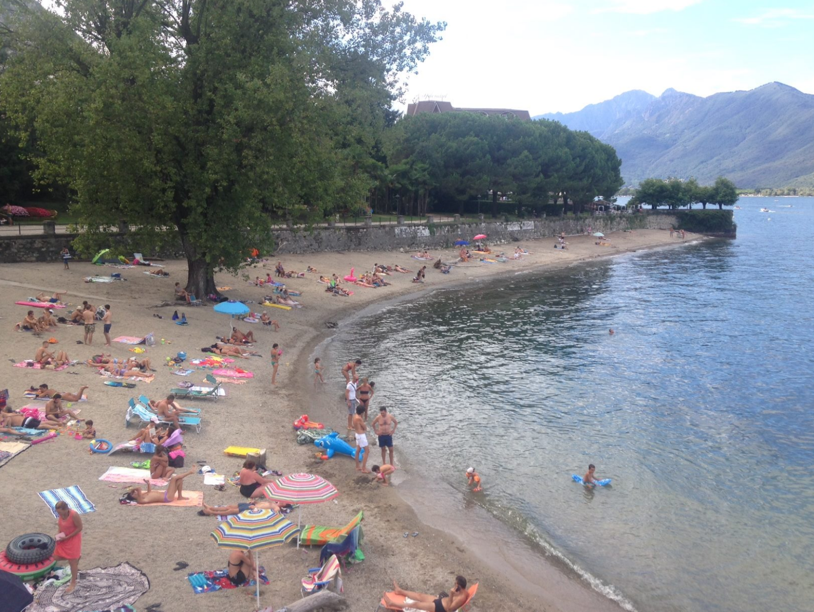 Beach At Villa Fedora, Baveno
