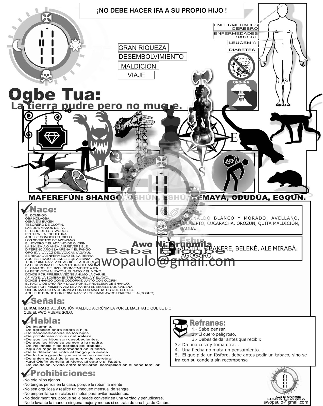 Venta de Tratado Enciclopédico de Ifa Ilustrado : OGBE TUA