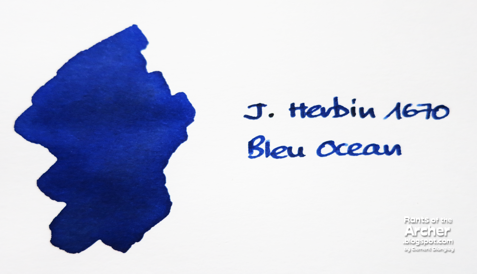 A Comparison of Blue Fountain Pen Inks | Rants of The Archer