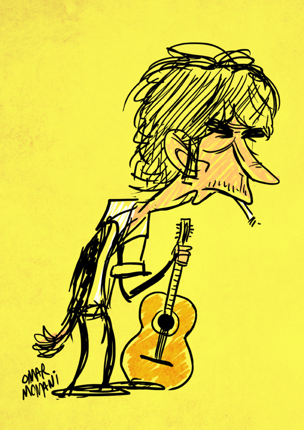 Omar Momani cartoons: Bob Dylan