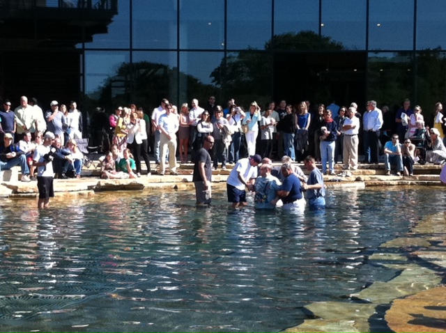 chalk mountain: Watermark Baptism!