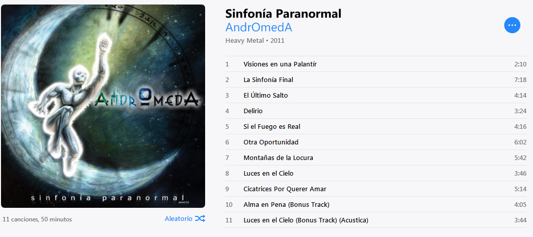 AndrOmedA Discografia Completa [2006 - 2016]