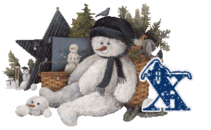 Alfabeto animado Navideño de muñecos de nieve. - Oh my Alfabetos!